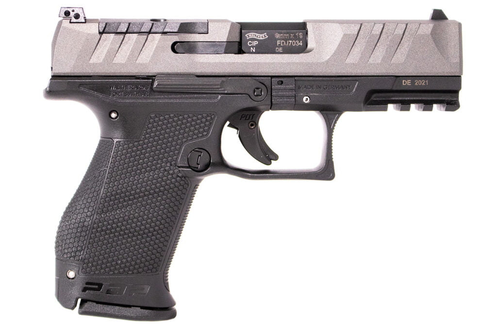Walther PDP Compact 9mm Optic Ready Pistol with Gray Slide and 4 Inch ...